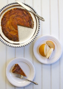 Korean Shingo Pear Flaugnarde (Clafoutis)