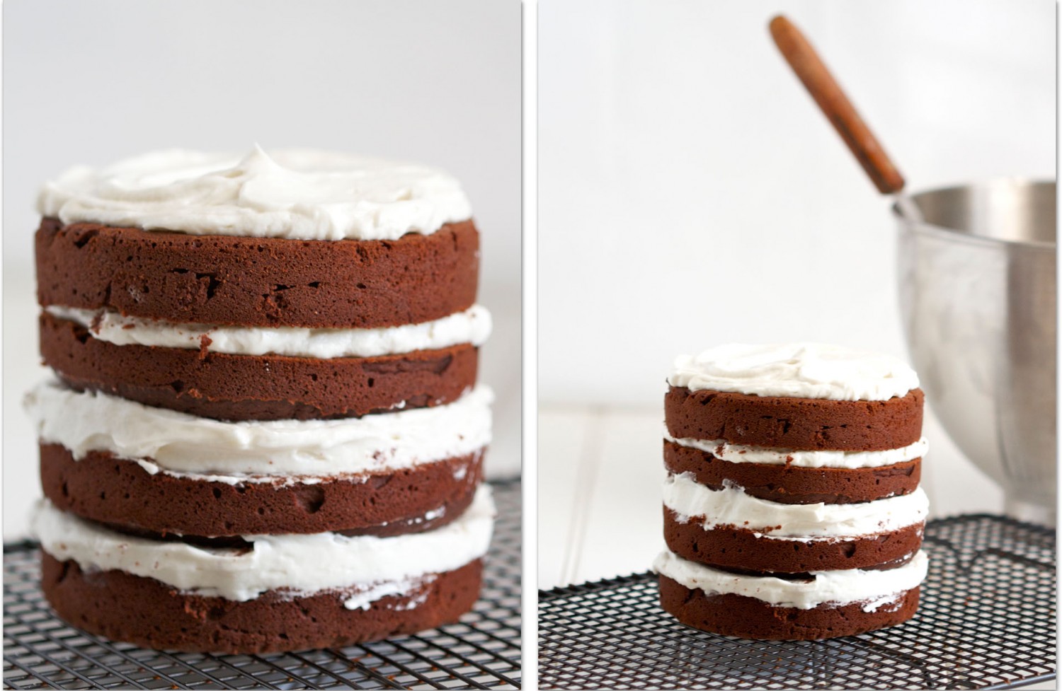 four-layer cake side-by-side - Paleo Spirit