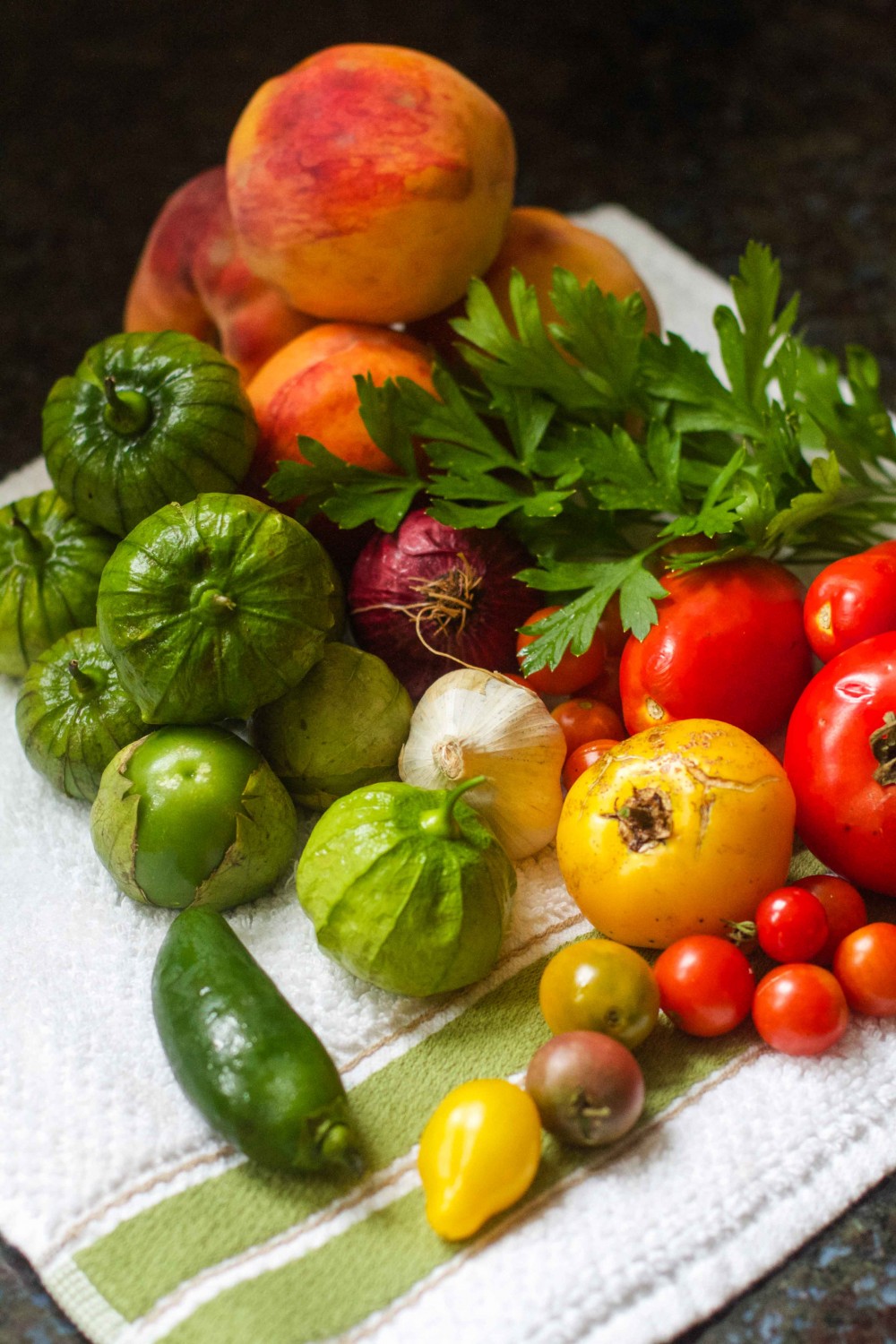 Roasted Tomatillo Peach Salsa Ingredients Paleo Spirit Roasted Tomatillo Peach Salsa Ingredients Paleo Spirit
