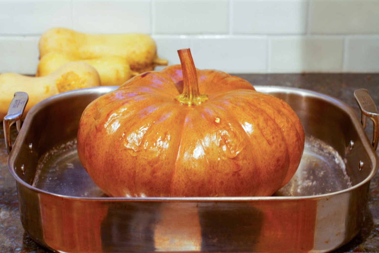 Roasted Whole Pumpkin - Paleo Spirit