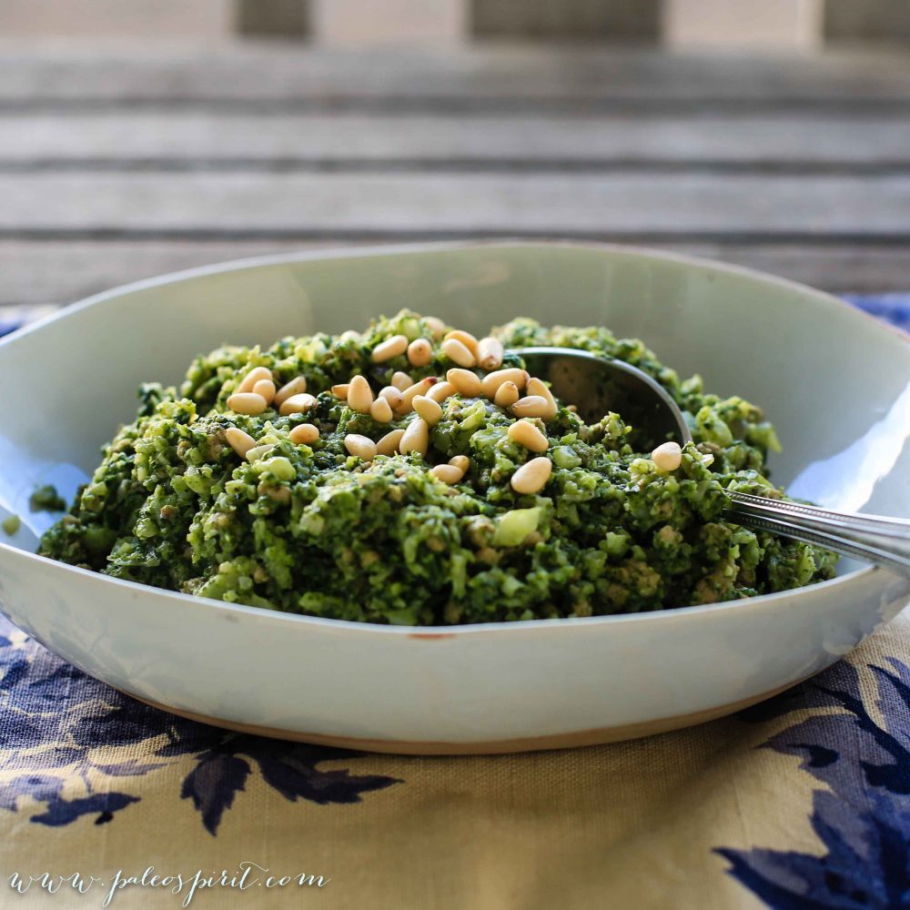 Paleo Creamed Spinach Cauliflower Rice Main Dish (21dsd and Whole30 ...